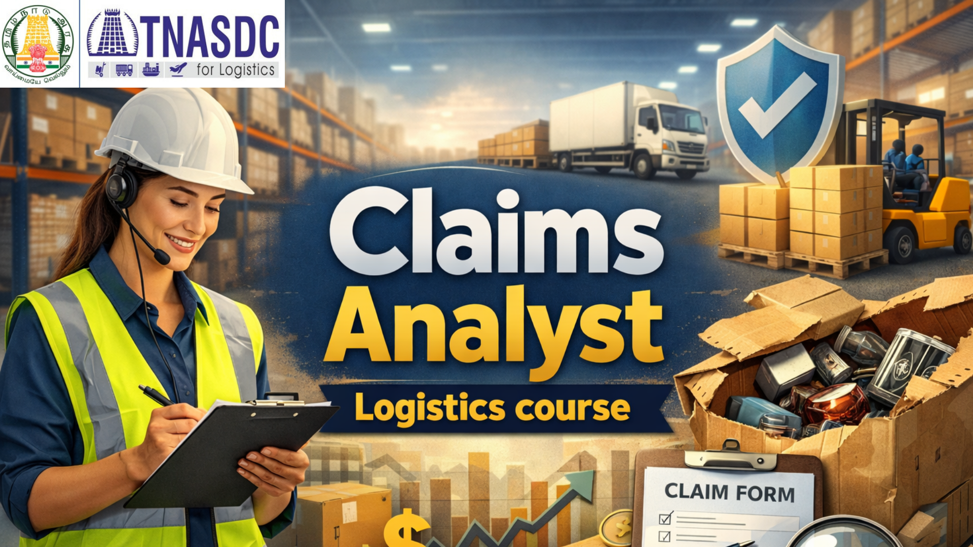 CLAIMS ANALYST | TAMIL NADU APEX SKILL DEVELOPMENT CENTRE FOR LOGISTICS